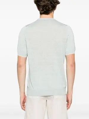 Fedeli Knitted T-shirt - Blue