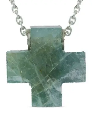 PARTS OF FOUR Sterling Aquamarine Pendant Necklace