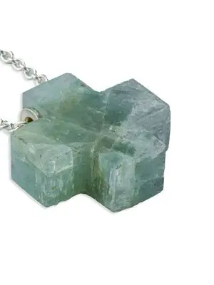PARTS OF FOUR Sterling Aquamarine Pendant Necklace