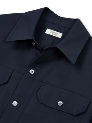 STUDIO TOMBOY Two-pocket Shirt - Blue
