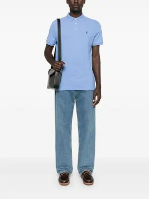 Polo Ralph Lauren Polo Pony-embroidered Polo Shirt - Blue
