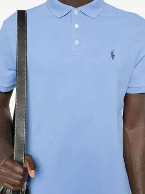 Polo Ralph Lauren Polo Pony-embroidered Polo Shirt - Blue