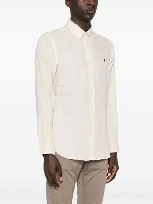 Polo Ralph Lauren Polo Pony-embroidered Shirt - Neutrals