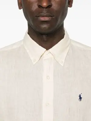 Polo Ralph Lauren Polo Pony-embroidered Shirt - Neutrals