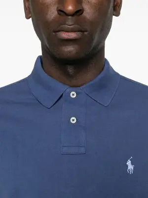 Polo Ralph Lauren Polo Pony-embroidered Polo Shirt - Blue