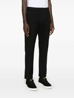 Herno Cargo Tapered Trousers - Black