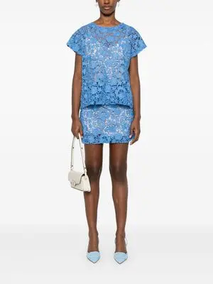 P.a.r.o.s.h Lace Mini Skirt