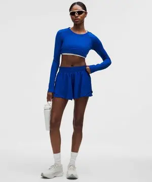 Lululemon Shake It Out High-Rise Running Short Riverside