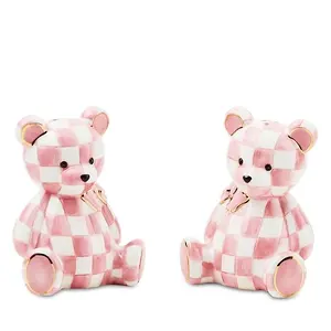 MACKENZIE-CHILDS Rosy Bear Salt & Pepper Set - No Color