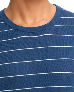 Peter Millar Hastings Striped Silk Sweater