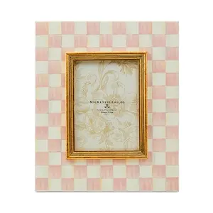 MACKENZIE-CHILDS Rosy Check Picture Frame, 5 X 7 - No Color
