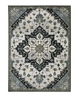 ORIENTAL WEAVERS Keira Kei04 Area Rug, 3'3 X 5 - Blue
