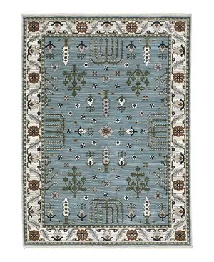 ORIENTAL WEAVERS Keira Kei06 Area Rug, 3'3 X 5 - Blue