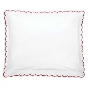 MATOUK Dakota Percale Standard Sham - Red