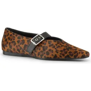 VAGABOND SHOEMAKERS Wioletta Genuine Calf Hair Flat - Multi Brown