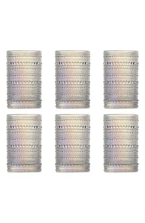 FORTESSA Jupiter Set Of 6 Beverage Glasses - Iridescent