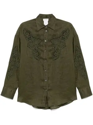 P.a.r.o.s.h Floral-lace Shirt