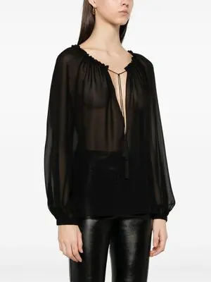 TOM FORD Silk Blouse - Black