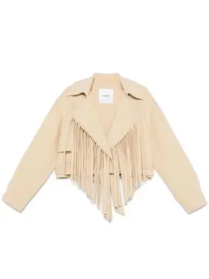 Nanushka Fringe-detail Jacket