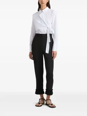 Ports 1961 Ruffled Hem Trousers