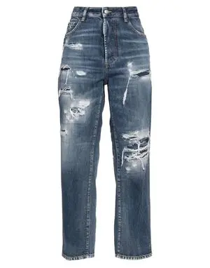 Dsquared2 Straight Leg Jeans - Blue