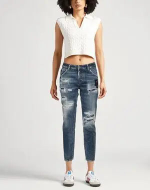 Dsquared2 Cotton Denim Jeans - Blue