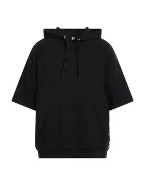Moschino Hooded Short Sleeve Sweatshirt - Black