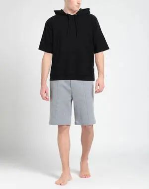 Moschino Hooded Short Sleeve Sweatshirt - Black