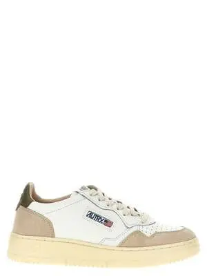 AUTRY Autry Medialist Low Leather Sneakers - Beige