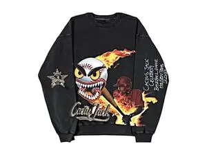 TRAVIS SCOTT Cactus Jack Fast Ball Crewneck Sweatshirt