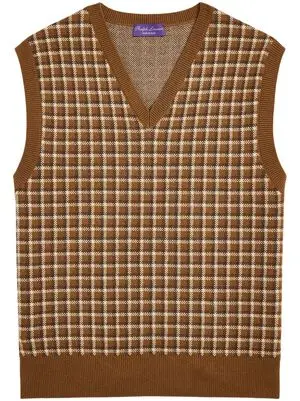 Ralph Lauren Purple Label Check-pattern Jumper