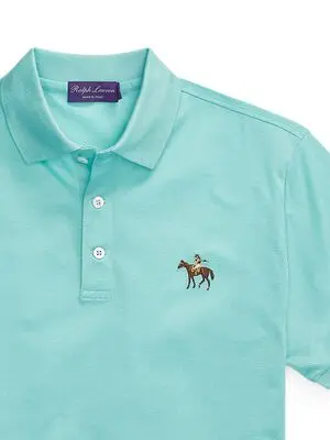 Ralph Lauren Purple Label Logo-embroidered Polo Shirt - Blue