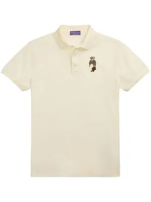 Ralph Lauren Purple Label Polo Bear-embroidery Polo Shirt