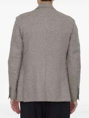 LARDINI Houndstooth-pattern Blazer