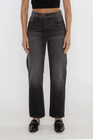 RUDES DENIM The Tracy Straight Jean - Driftwood