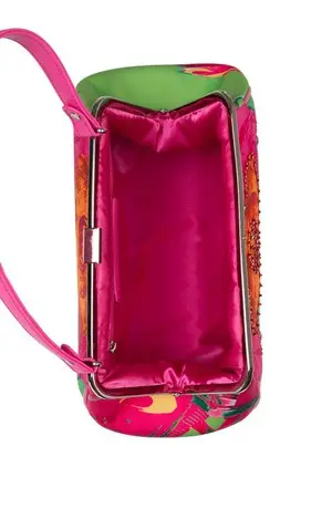Jeffrey Campbell Beep-beep Top Handle Bag - Green Bad Girl Combo