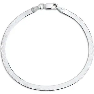 CHILD OF WILD Ella Herringbone Chain Bracelet Silver