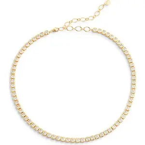 CHILD OF WILD Blair Cubic Zirconia Tennis Necklace - Gold