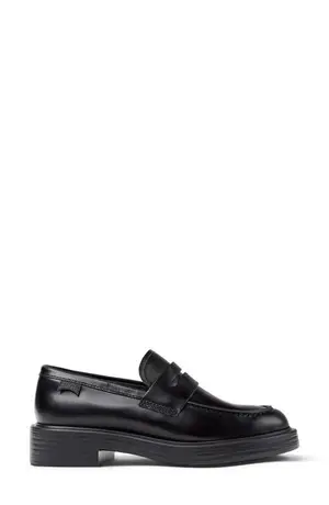 Camper Dean Penny Loafer - Black