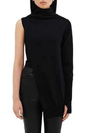 MARCELLA Berlin One-sleeve Turtleneck Top