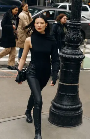 MARCELLA Berlin One-sleeve Turtleneck Top
