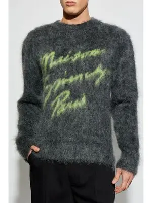 Givenchy Logo Jacquard Sweater - Grey