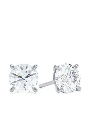 LOEV 18k White Gold Diamond Stud Earrings