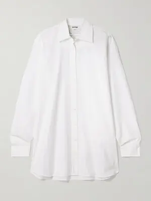 BETTTER Oversized Cotton-poplin Shirt