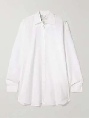 BETTTER Oversized Cotton-poplin Shirt