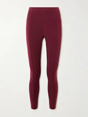Women's Burgundy Leggings