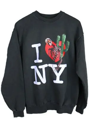 TRAVIS SCOTT Astroworld I Love Ny Crewneck Sweatshirt