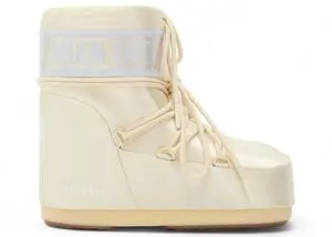 Moon Boot Icon Rubber Low Boots Ivory