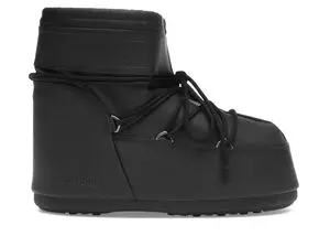 Moon Boot Icon Rubber Low Boots Black