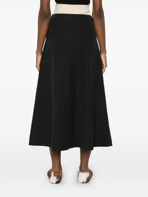 Nanushka Cintia Midi Skirt - Grey